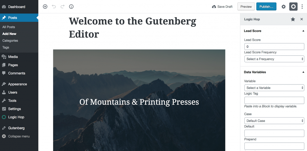 How We Added Content Personalization to WordPress' Gutenberg - Logic Hop